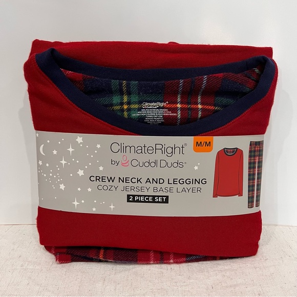 Cuddl Duds | Intimates & Sleepwear | Cuddl Duds Red Plaid 2 Pc Pajama ...